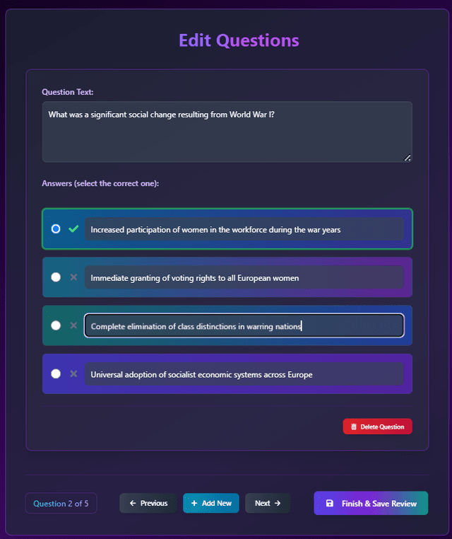 AI StudyGuru - AI Quiz Generator & Interactive Learning Platform